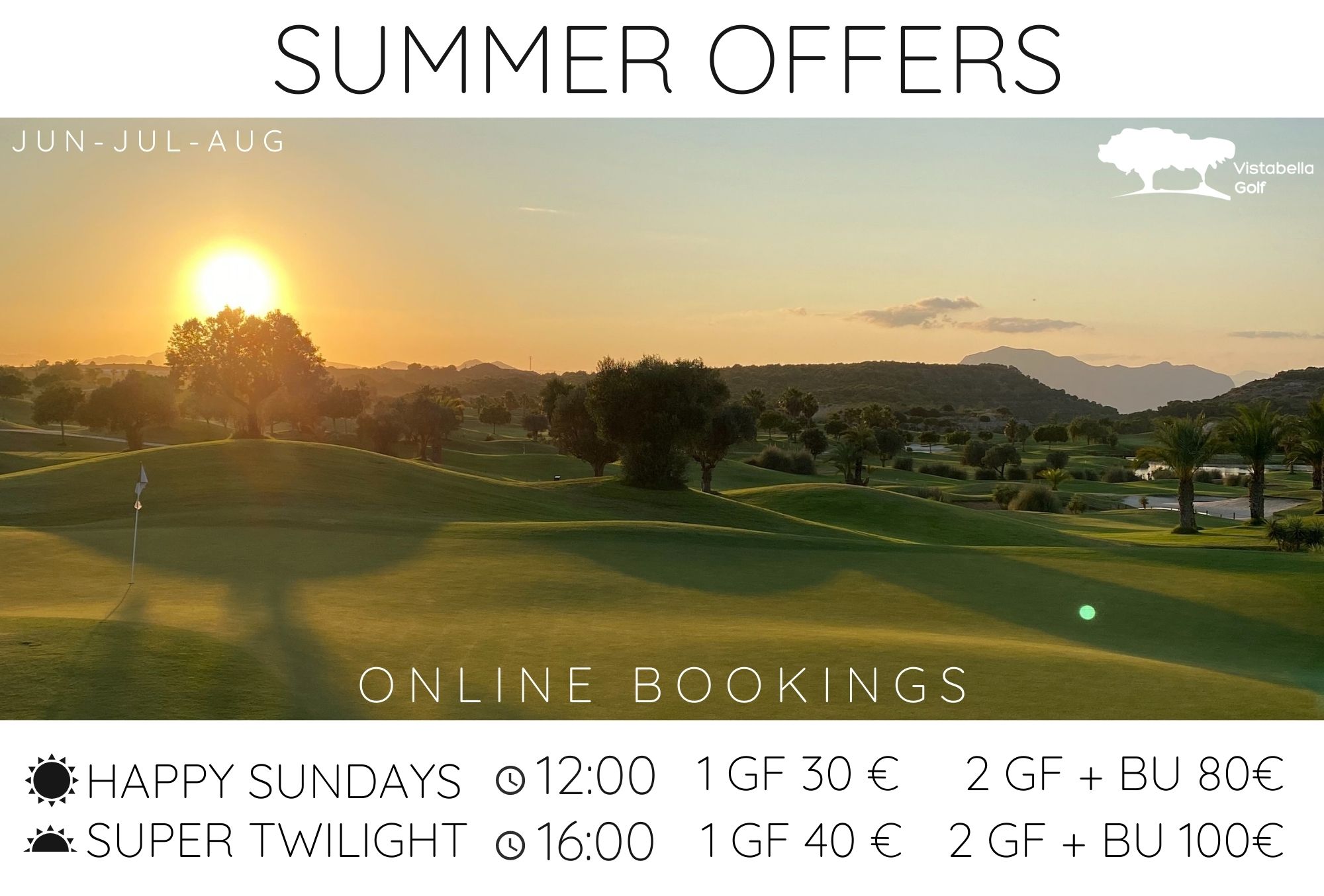 Vistabella Golf | Prices to play golf